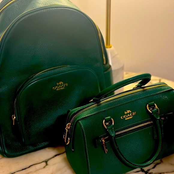 Coach | Bags | Green Coach Backpack Purse Being Sold Separately | Poshmark